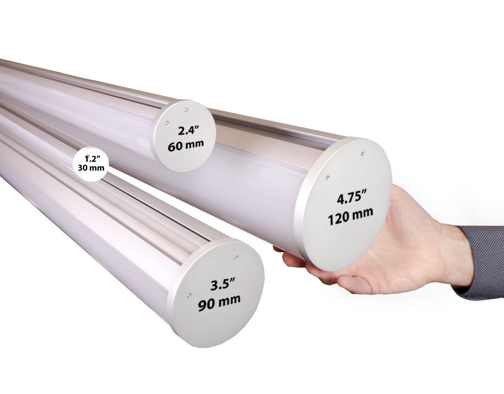 Suspended LED Tube Lights 4 Sizes Lumicrest High CRI LED Lighting Suspended LED Tube Lights 4 Sizes Lumicrest High CRI LED Lighting
